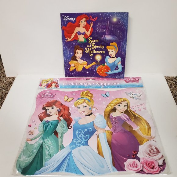 Disney | Party Supplies | Disney Princess Place Mats And Disney Book ...